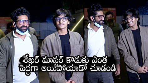 Sekhar Master Son Vinni Latest Transformation At Santhosham Awards 2022 Daily Culture Youtube