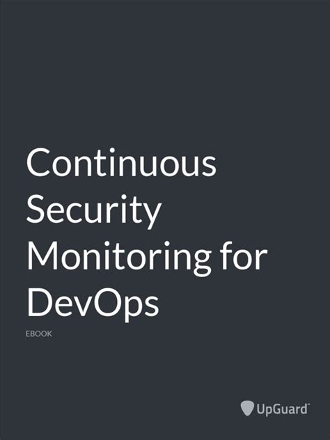 Continuous Security Monitoring Pdf Computer Security Security