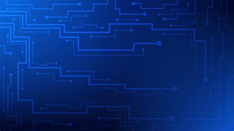 Premium Vector Hi Tech Digital Circuit Board Ai Pad And Electrical Lines Connected On Blue