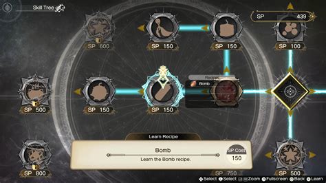 Skill Tree Game Ui Database