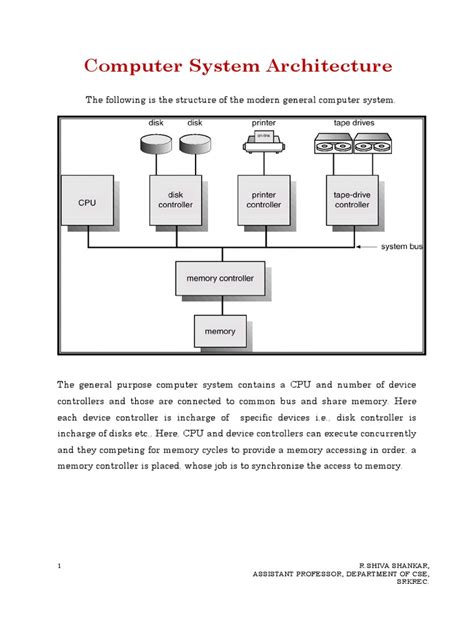 U1 Computer System Architecture Pdf Computer Data Storage Process Computing
