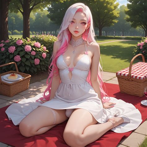 Rule 34 Ai Generated Blindparty Blindparty Oc Lily Civitai Cleavage