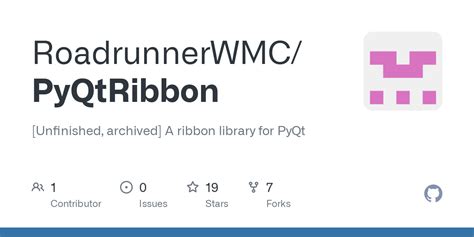 Github Roadrunnerwmcpyqtribbon Unfinished Archived A Ribbon Library For Pyqt