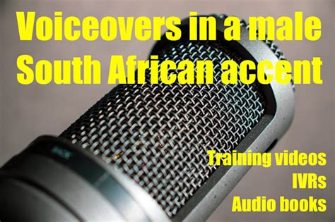 Deliver A Voiceover In A Professional But Relaxed Male South African Accent By Stevenunsfiverr