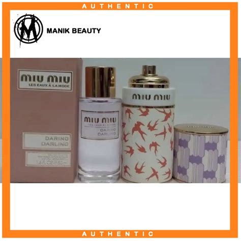 Jual Miu Miu Daring Darling Edt Ml Box Segel Shopee Indonesia