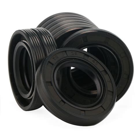 Double Lips Fkm Black Nbr Rubber Skeleton Oil Seals Tc 23x40x6 24x30x5