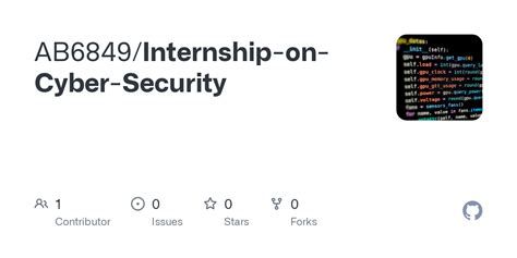 Internship On Cyber Security Internship On Cyber Security Pdf At Main · Ab6849 Internship On