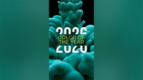 2026 Color Of The Year Transformative Teal Youtube