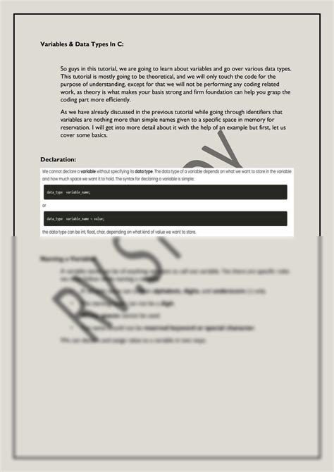 Solution Variables Data Types In C Studypool