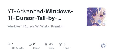 Releases · Yt Advancedwindows 11 Cursor Tail By Rosea92 · Github