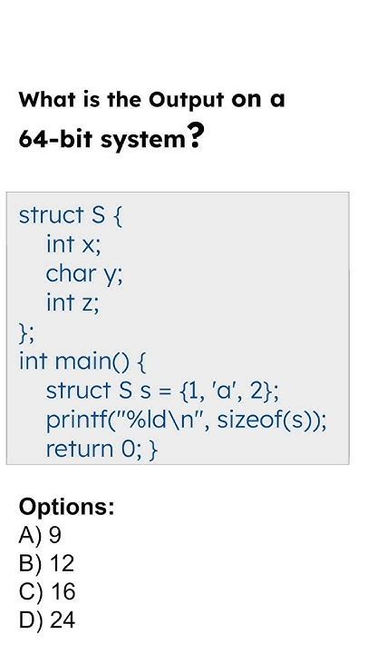 C Programming Questiondaliy Series 5cprogramming Coding Cprogrammingquestionsshortsfeed