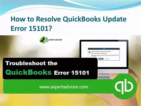 PPT How To Resolve QuickBooks Update Error 15101 PowerPoint Presentation ID 12970617