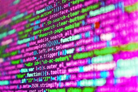 Matrix Byte Of Binary Data Rian Code Running Abstract Background In