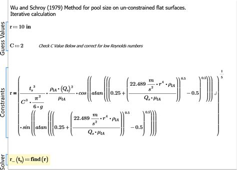 Solved Programming With An Iterative Formula Area Spill Ptc