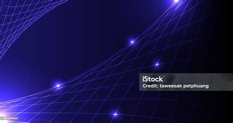 추상적인 기하학적 파동선 곡선 기술 스타일 미래 지향적인 디지털 네트워크 배경 제1화 배경 주제에 대한 스톡 벡터 아트 및 기타