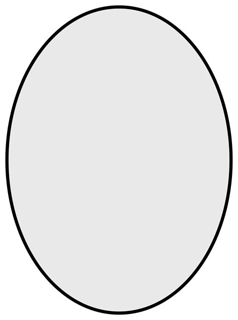 Oval Labels Template