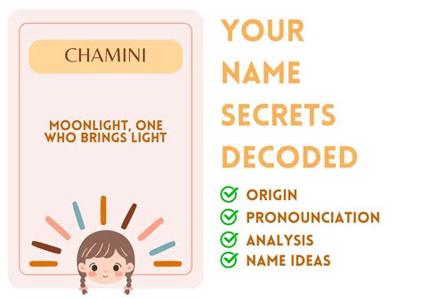 Chamini Girl Name Meaning And Pronunciation