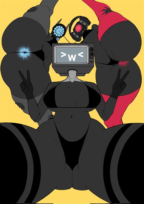 Rule 34 2d 3girls Anus Big Ass Big Breasts Big Thighs Brainrot Camerawoman Skibidi Toilet