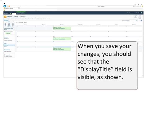 How To Create A Color Coded Calendar In Share Point 2010 Ppt