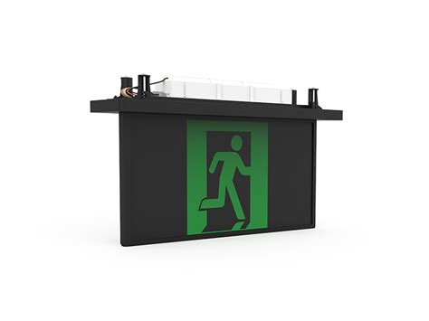 LED RECESSED BLADE EXIT EXBLADELBK E E Lighting Australia