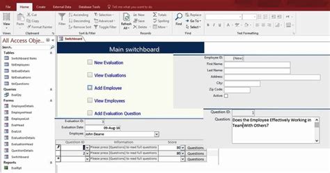 Ms Access Customer Database Template Shooters Journal