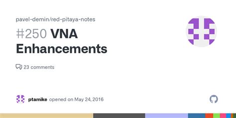 Vna Enhancements · Issue 250 · Pavel Demin Red Pitaya Notes · Github