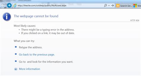 Customization How To Check And Undo Custom Access Denied Page In 2010