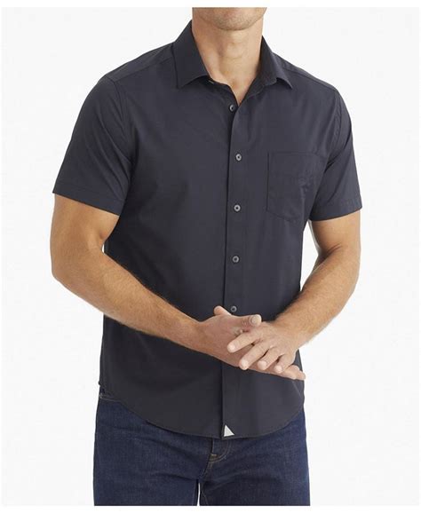 Untuckit Mens Slim Fit Wrinkle Free Performance Short Sleeve Gironde