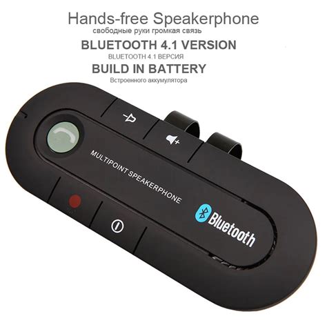 Bluetooth Car Kit Multipoint Speakerphone Bluetooth Aux V Handsfree Car Kit Transmitter MP