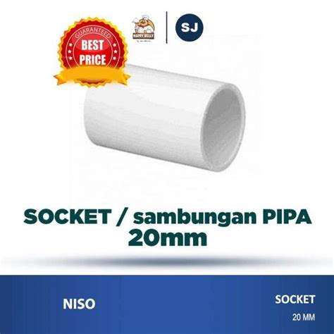 10 Pcs Sok 20mm Sock Pipa Listrik Sambungan Pipa Listrik Socket Conduit Lazada Indonesia
