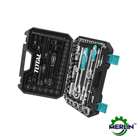 Merlin Tech LTD 1 4 1 2 Socket Set TOTAL 44 Pcs