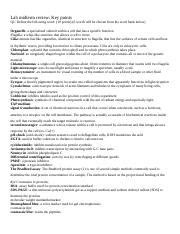 Lab Midterm Review Docx Lab Midterm Review Key Points Q1 Define The Following Word 18