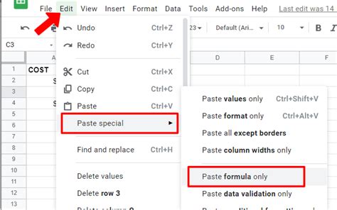 How To Copy Formula In Google Sheets In Examples