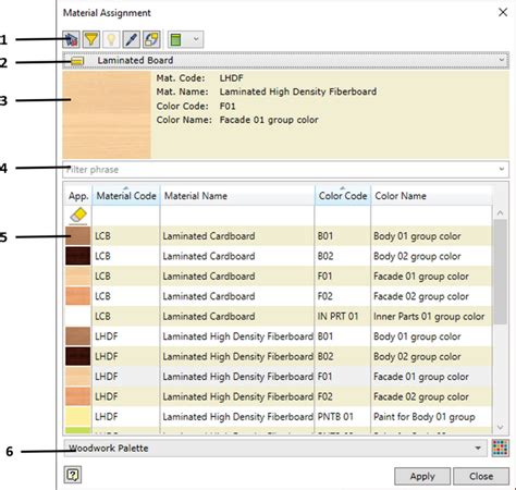 Materials Group Assignment Command