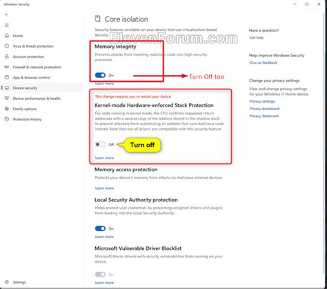 Disable Core Isolation Protection Skycheats