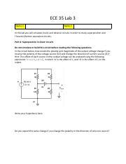 ECE Lab Pdf ECE Lab Name Name In This Lab You Will Simulate Build And Observe