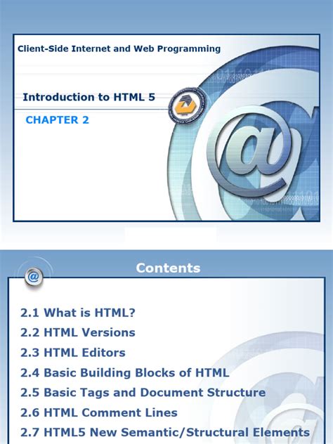 02 Introduction To Html Pdf