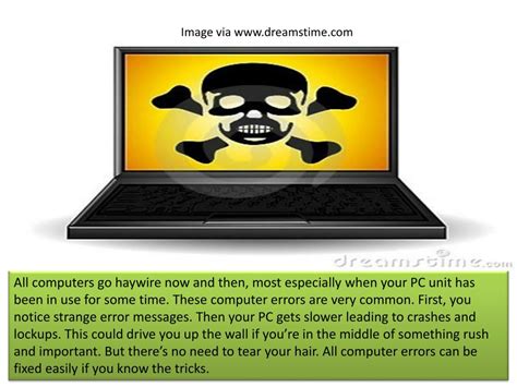 PPT 7 Common Computer Errors But Easy To Fix PowerPoint Presentation ID 7110144
