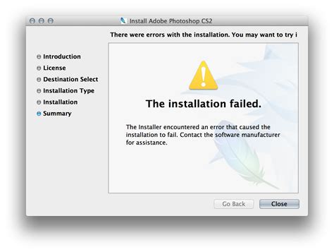 Photoshop Failed Installation Macrumors Forums