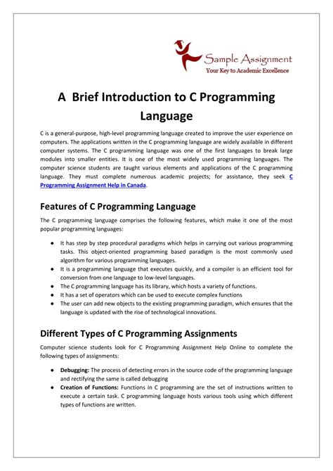 ppt a brief introduction to c programming language powerpoint