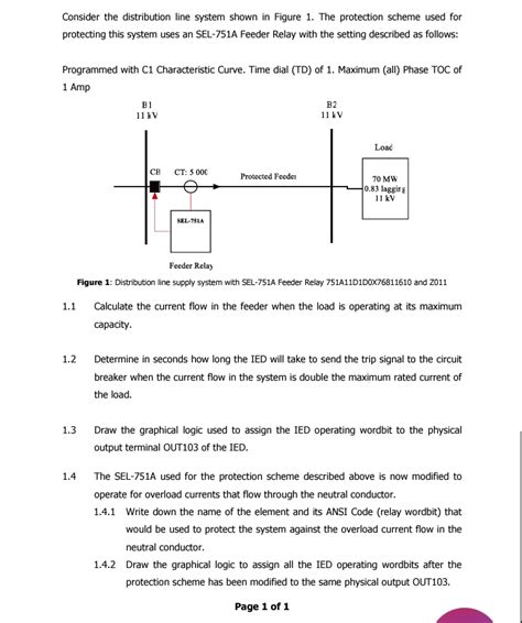 Solved Consider The Distribution Line System Shown In Figure