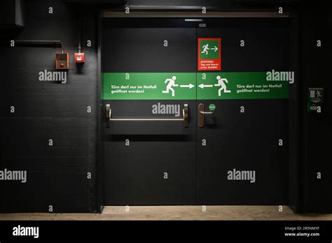 Emergency Exit Door Stock Photo Alamy