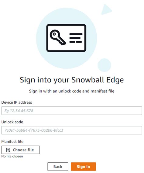 Unlocking A Snowball Edge Device With Aws Opshub Aws Snowball Edge Developer Guide