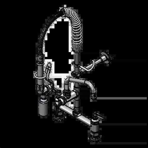 Tands Brass Mpy 8dln 06 Mini Pre Rinse Unit