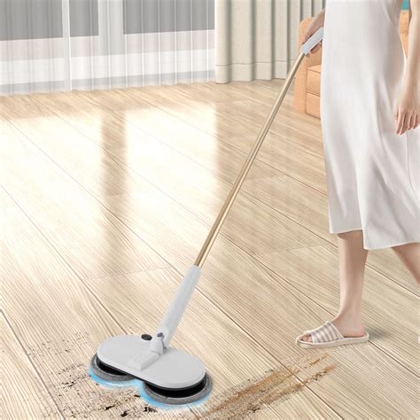 Cordless Electric Mop Spin Mops For Floor Cleaning Dual Spinning