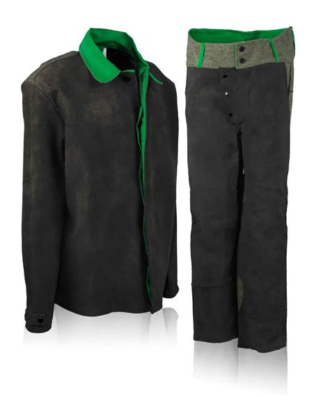 Welding suit tarpaulin with leather overlays buy in Kiev and Ukraine in ...