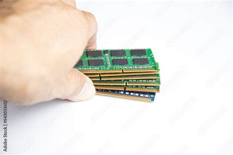 RAM Is A Hardware Device Computer Key Ram Notebook On White Background Stock Photo Adobe Stock