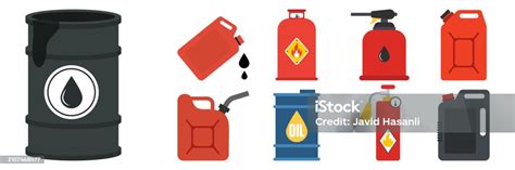 가스 및 연료 저장 실린더 액화 압축 가스가있는 원통형 용기의 가스 실린더 벡터 Lpg 가스 병 및 가스 실린더 그림 세트 병에 대한 스톡 벡터 아트 및 기타 이미지