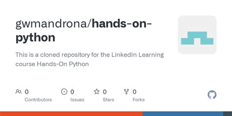 Github Gwmandronahands On Python This Is A Cloned Repository For