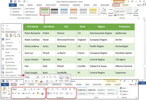 Microsoft Word Tables Templates Free Download Dashboa